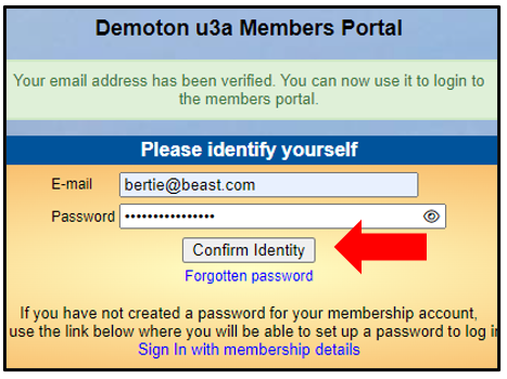 10.2.4 Updating your Personal Details – u3a Beacon